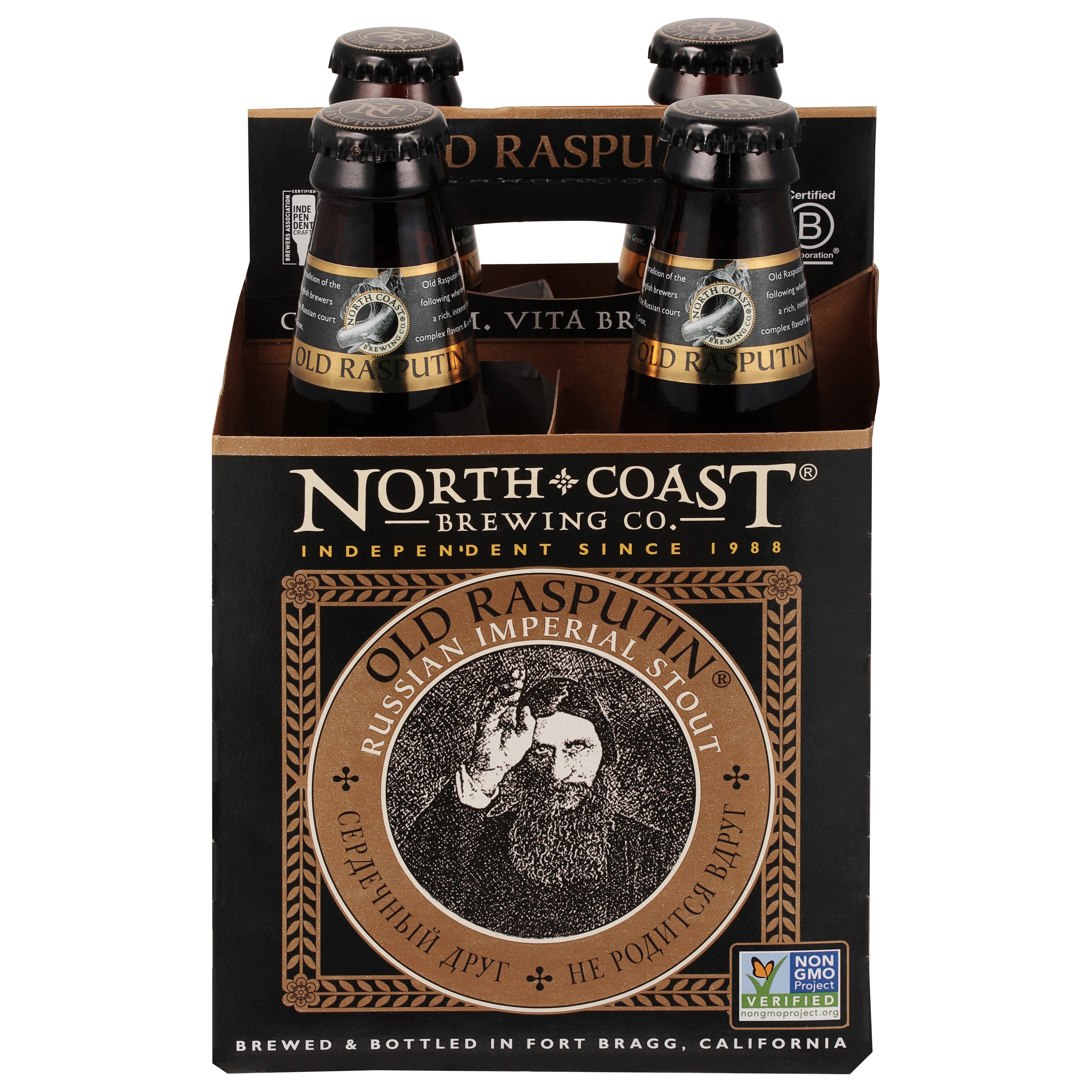 North Coast Brewing Co. Russian Imperial Stout Old Rasputin Beer 4 - 1 ...