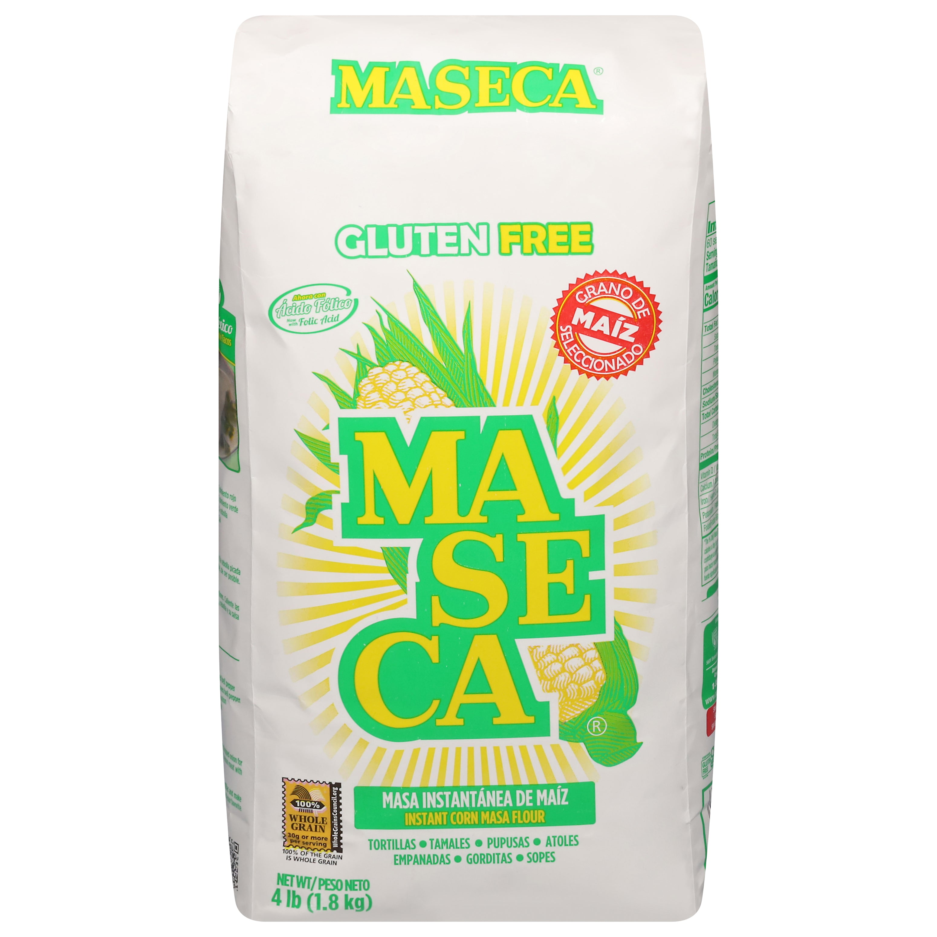 MASECA Traditional Instant Corn Masa Flour 4 Lb – Mill Valley Market