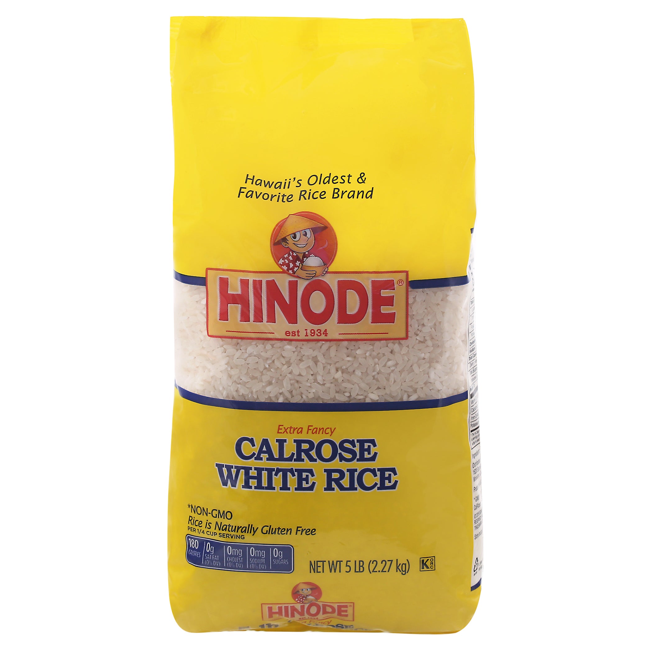 Hinode Extra Fancy Calrose White Rice 5 lb Bag – Mill Valley Market